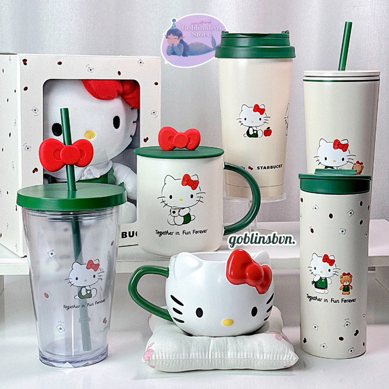 [RESTOCK 2025] STARBUCKS HELLO KITTY BEST SELLER 2025 BOTTLE COLLECTION ...