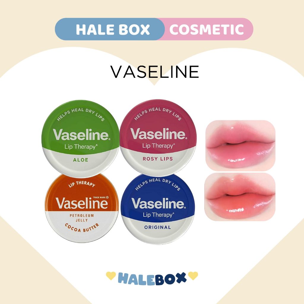 Vaseline UK Lip Therapy Petroleum Jelly Tin Box 20g | Shopee Philippines