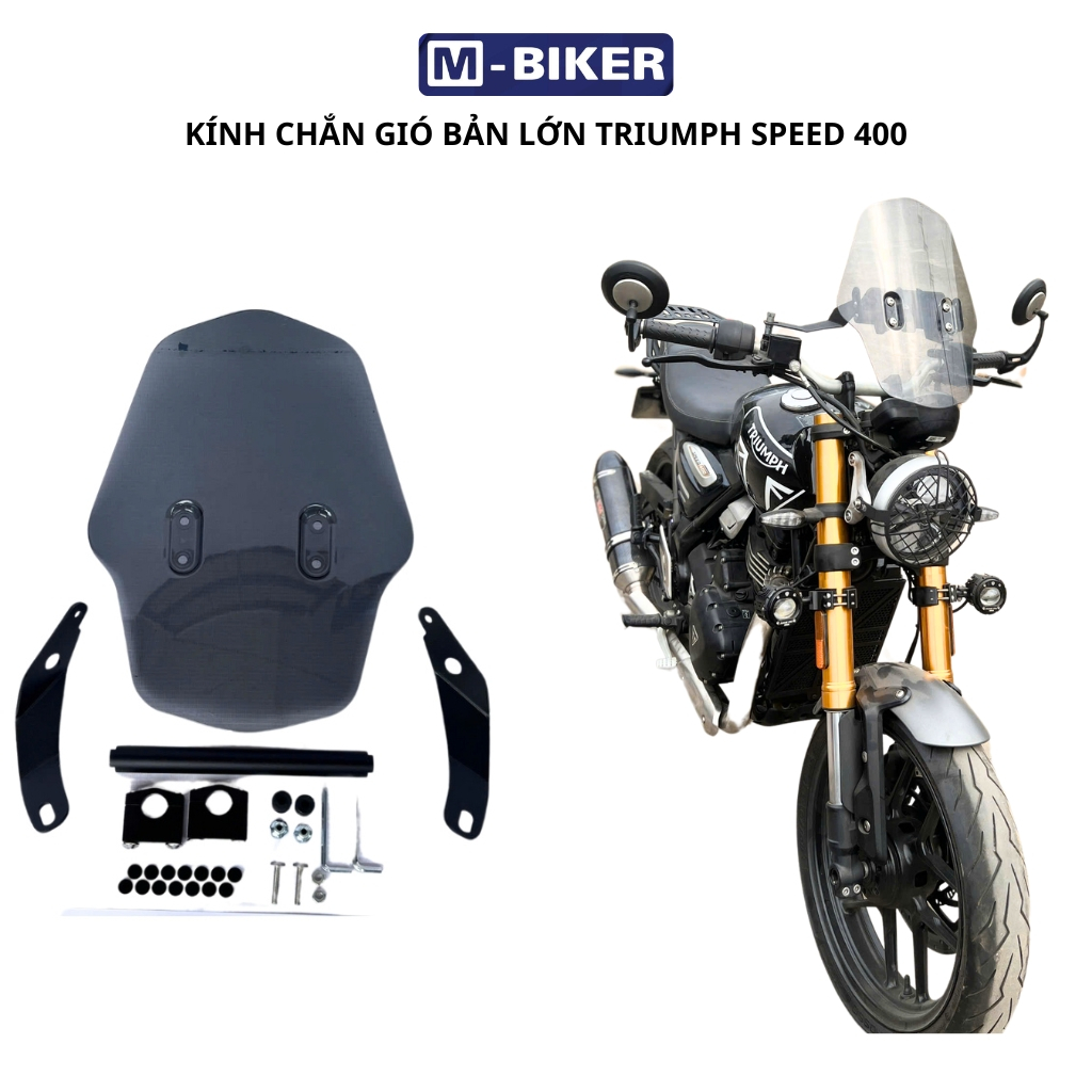 Triumph Speed 400 Windshield large model | Shopee Philippines