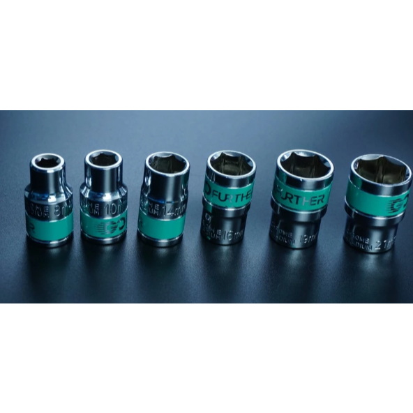 Go FUTHER short tube head - short socket head 8 - 21 mm (Genuine ...