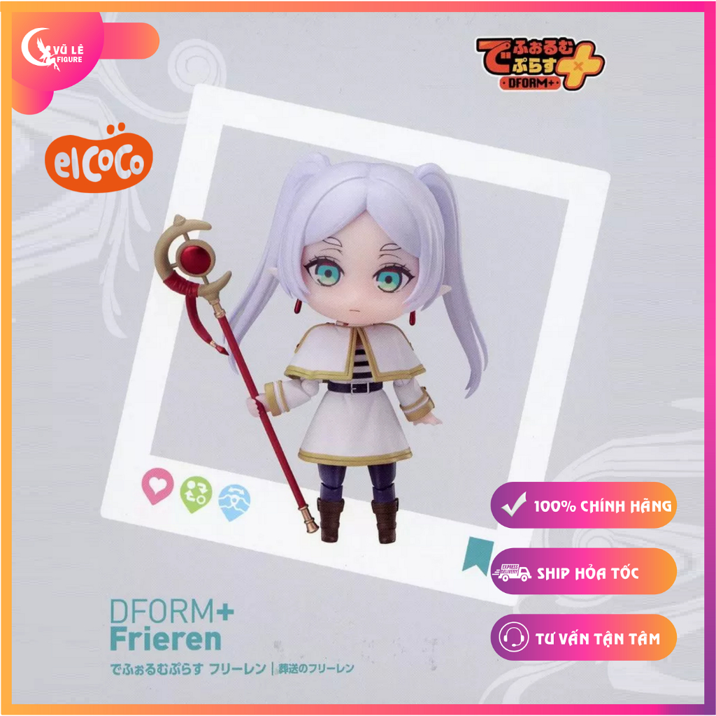 Genuine Elcoco frieren Dform+ model - Super cute frieren Mini figure ...