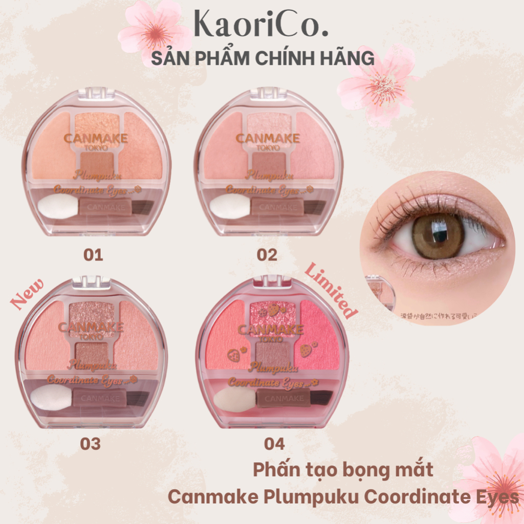 [New Color Neo N01] Canmake Plumpuku Coordinate Eyes Natural Puffiness Eyeshadow Japan | Shopee ...