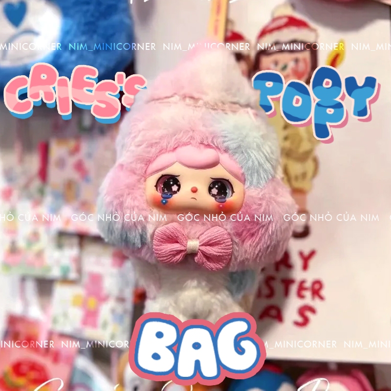 BLINDBOX - Genuine BABY THREE Crie's Poopy Bag Blind box teddy bear Bag ...