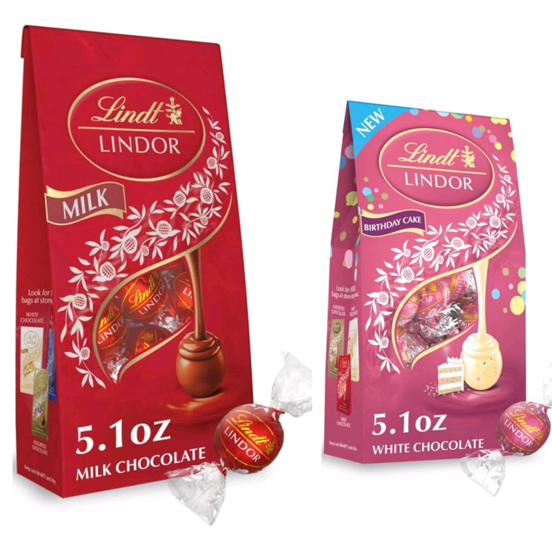 [READY - Air cargo] Lindt Lindor Milk Chocolate Truffles (red bag, pink ...