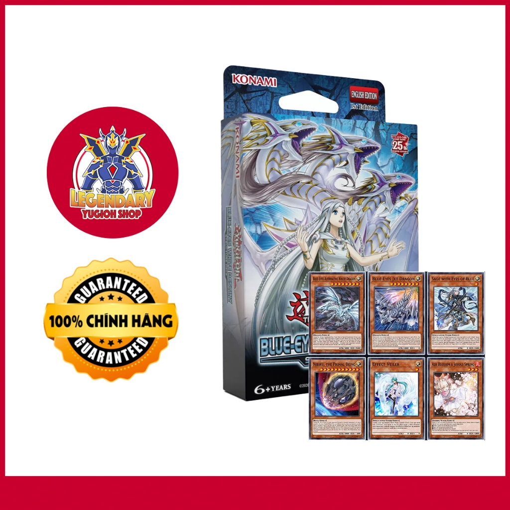 [Original Yugioh Deck] Structure Deck: Blue-Eyes White Destiny - SDWD ...