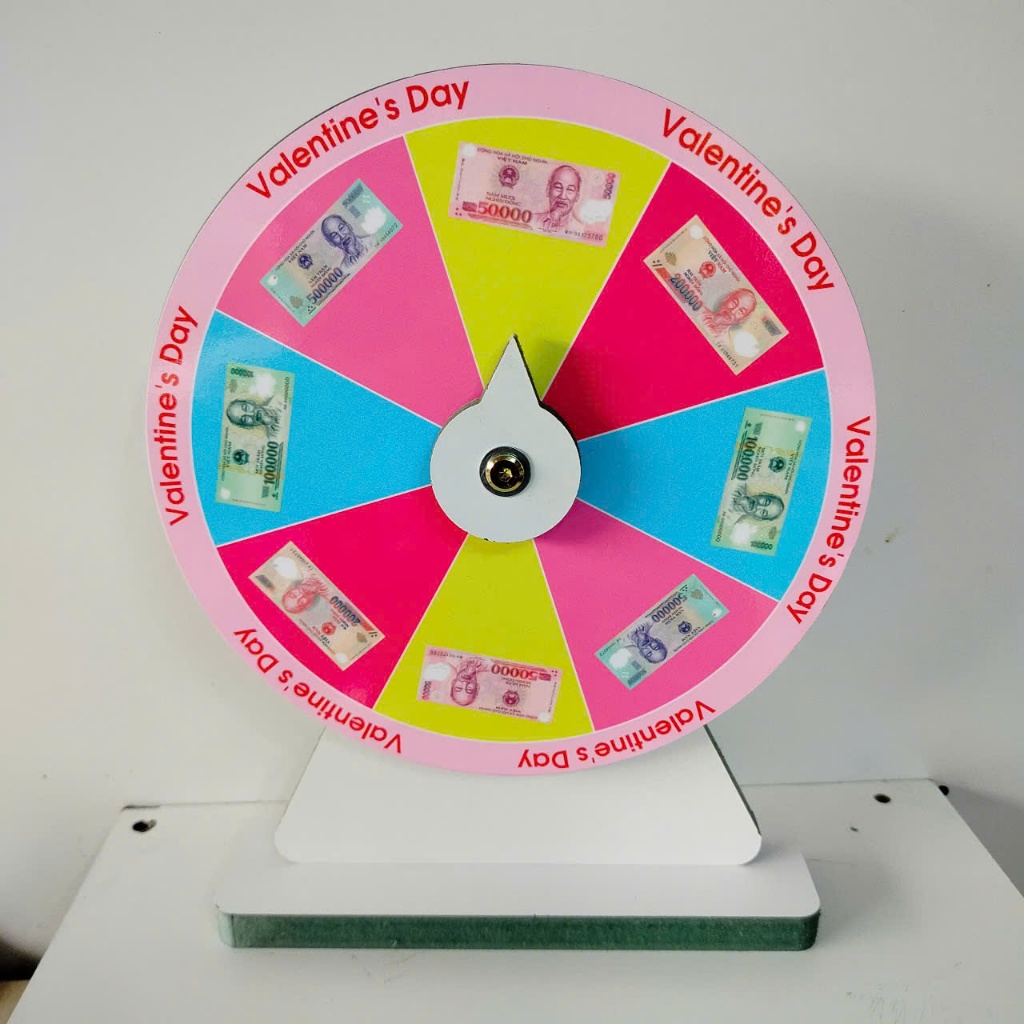Wheel (Valentine money - 8 cells - Diameter 25cm x Height 35cm ...