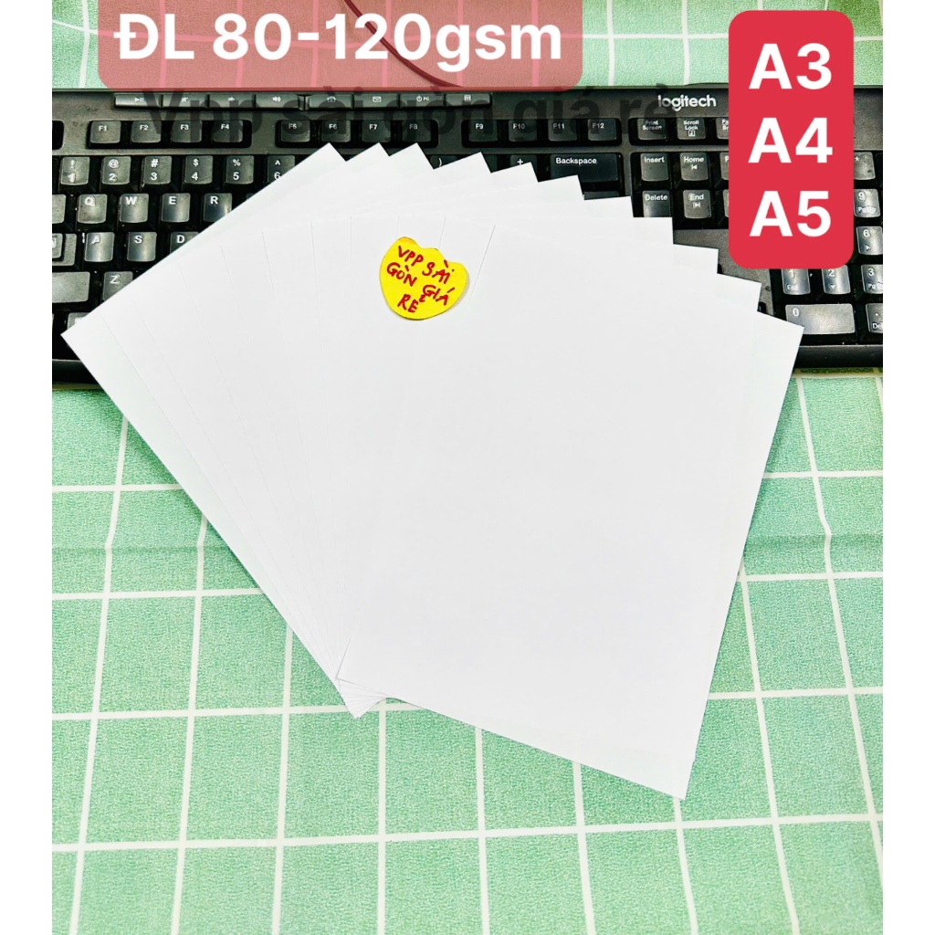 Pack of 50 Sheets of Printing Paper Size A5-A4-A3 Thick Quantity 80gsm ...
