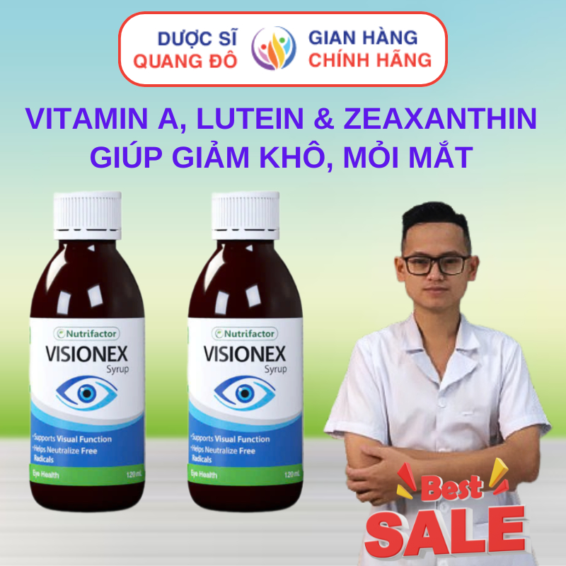 Visionex Syrup [GENUINE FROM PAKISTAN] vitamin A supplement, helps ...