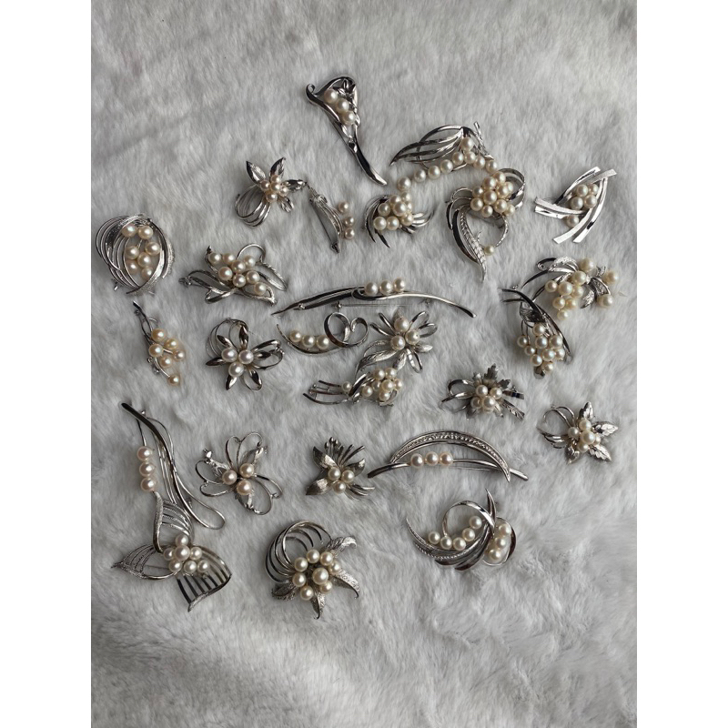 Selected Japanese brooches (sil.ver and a.koya) | Shopee Philippines