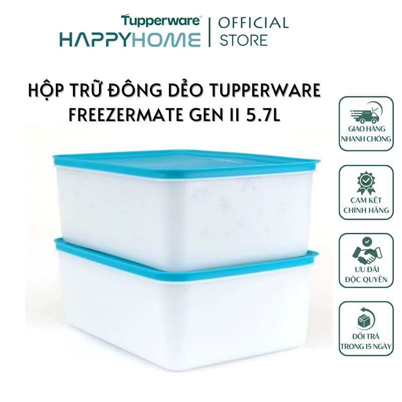 TUPPERWARE - GENUINE LIFETIME TUPPERWARE FREEZERMATE GEN II 5.7L ...