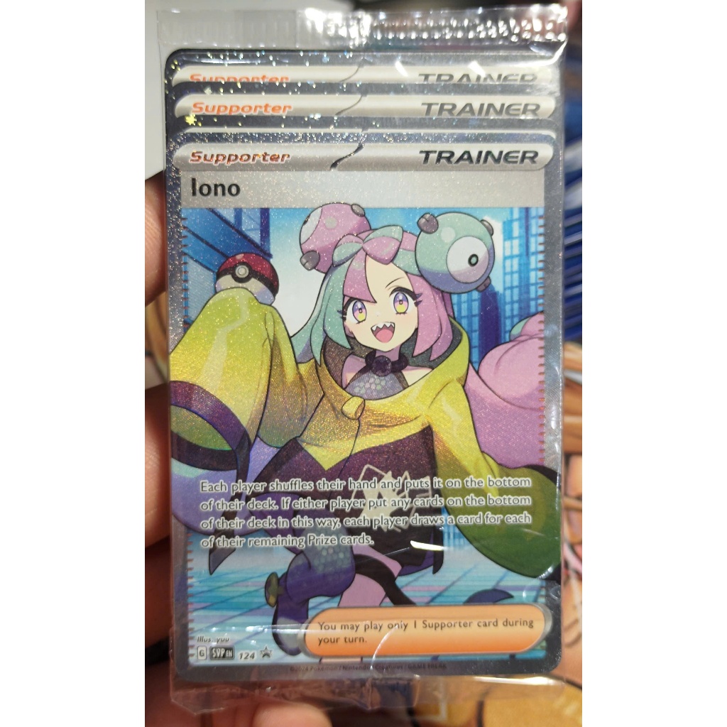 [KW2 Pokemon] [EN] Combo of 4 Promo Cards: Iono - SVP124 - Full Art ...