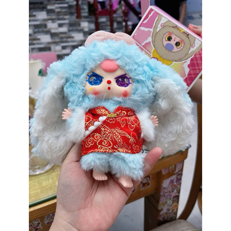Pass Baby Three Macaron v2 Sky Blue CNY shirt, very beautiful, 2 lovely ...
