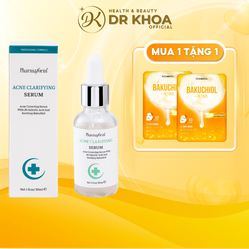 Oil Control Serum 2% BHA + ZinC 1% ZinC PCA Pharmaform Acne Clarifying ...