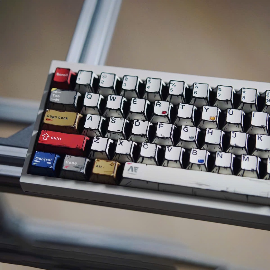 Keycaps Gudam Comics | Keycap Comic Gudam PBT Cherry Profile 131 keys ...