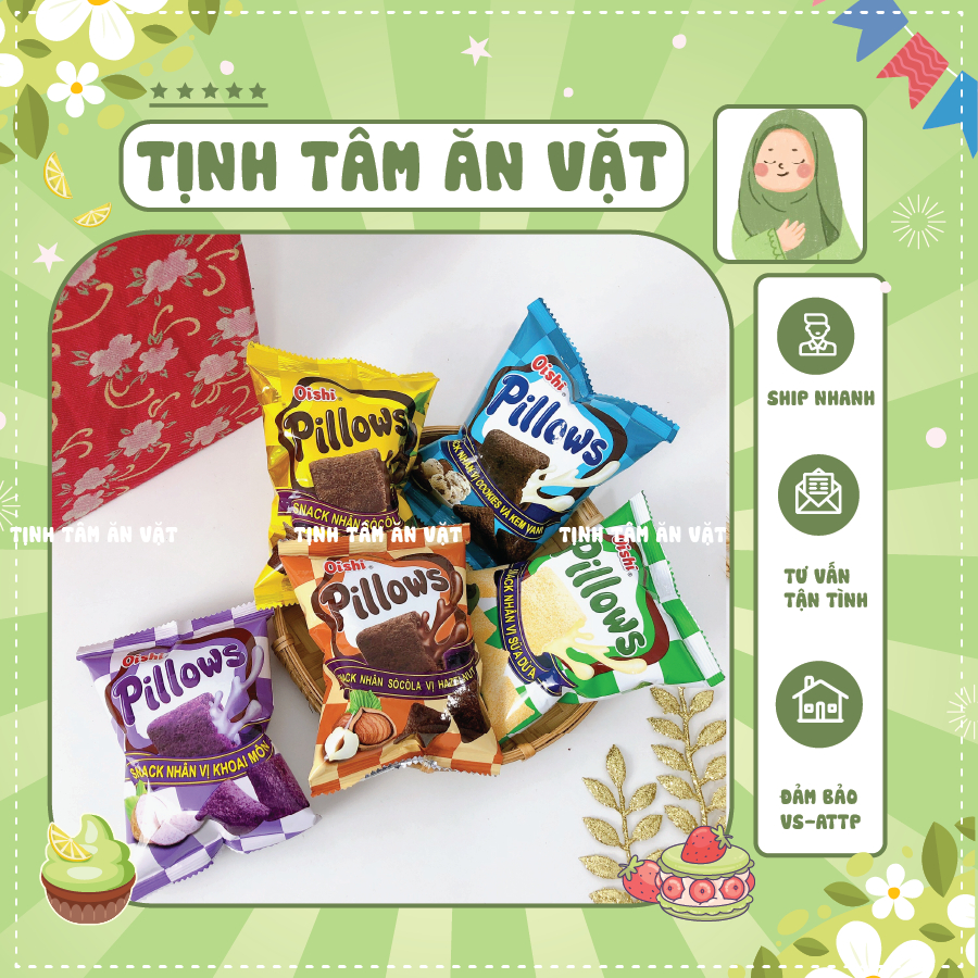 [PACK Of 10) Oishi Snack Pillows with Coconut Milk - Chocolate ...