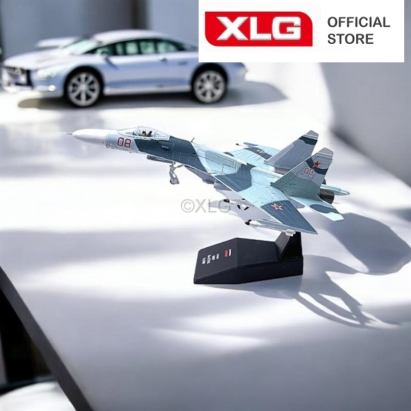 Russian SU 27 Airplane Fighter 1:100 military aircraft model made of ...