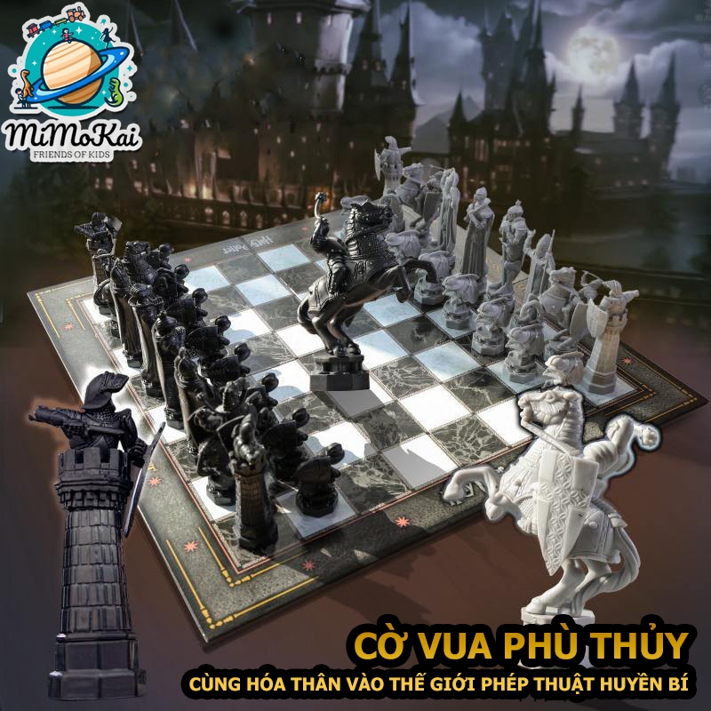 Harry Potter Wizard Chess Box Magic Chess Board Full Box | Shopee ...