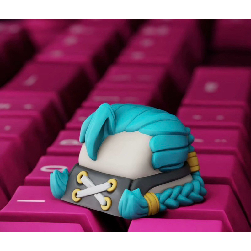 Arcane Jinx Keycap - Jinx League of Legends Keyboard Button | Shopee ...