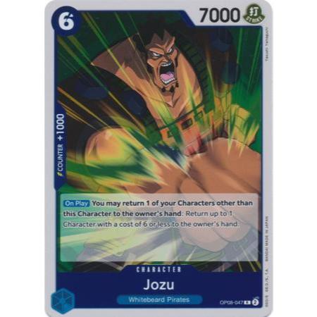 Jozu one piece card - OP08-047 - Rare - genuine bandai | Shopee Philippines