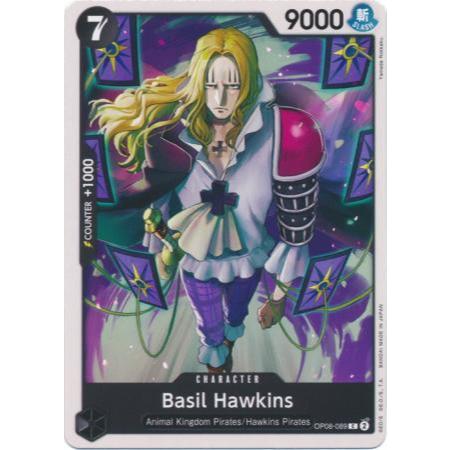 One piece Basil Hawkins card - OP08-089 - Common - genuine bandai ...