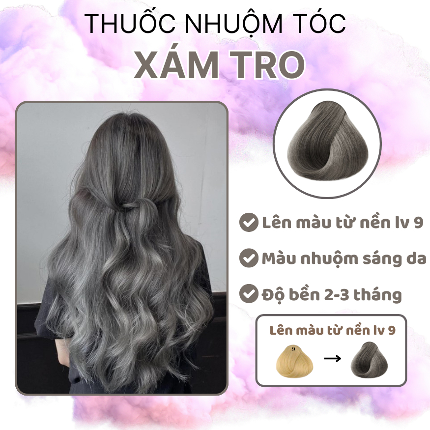 OXY Ash Gray Hair Dye, elegant and innovative dark dye, comes with ...