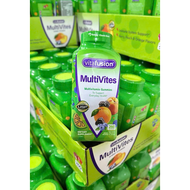 Vitafusion MultiVites Multivitamin candy 260 tablets date 1/2026 ...