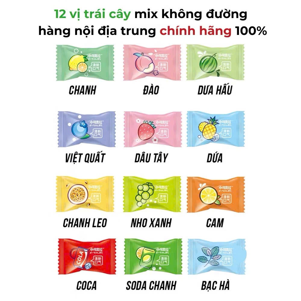 [Genuine] Sugar-Free Fruit Candy Mix 12 Flavors | Shopee Philippines