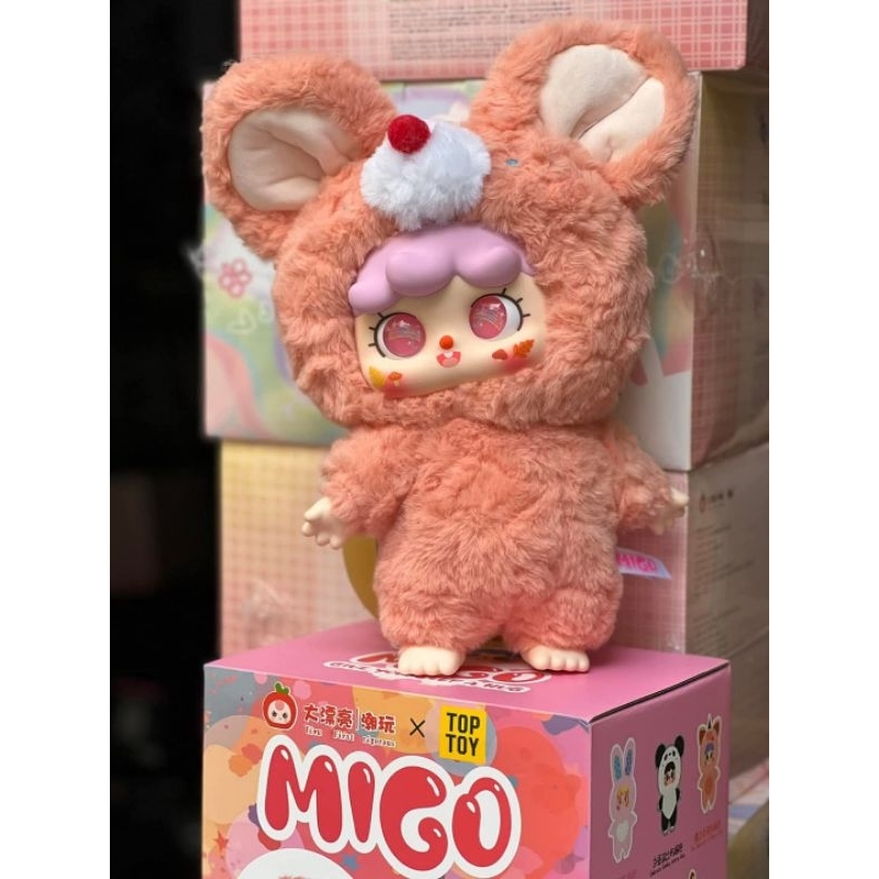 Pass Blind box Baby Three Migo 400% Pink Mouse | Shopee Philippines