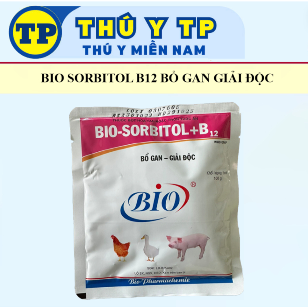 BIO SORBITOL B12 100G nourishes the liver and kidneys of dogs, cats ...