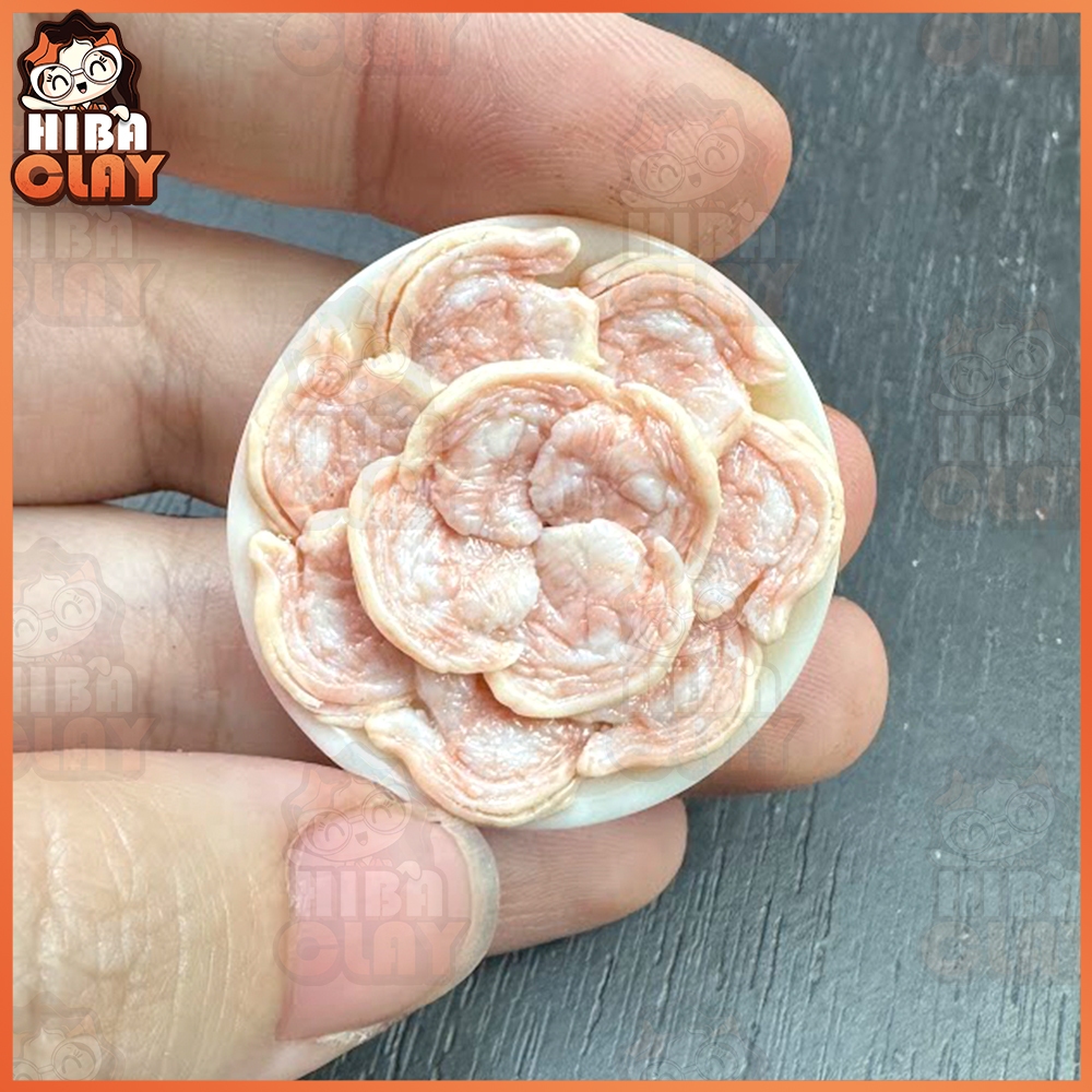 Mini food boneless pork leg meat plate model, miniature food, mini food ...