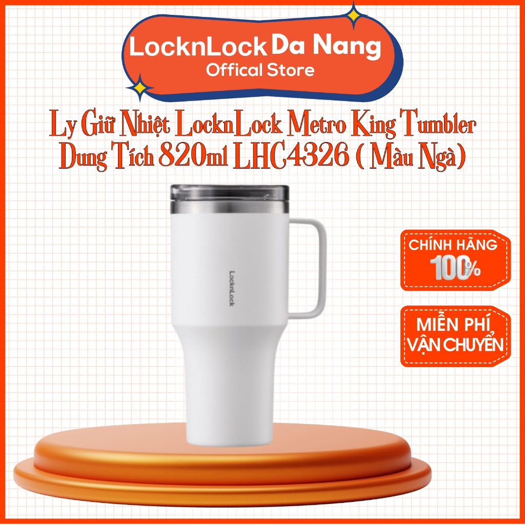 LocknLock Metro King Tumbler LHC4326 Stainless Steel 304 820ml Lock ...