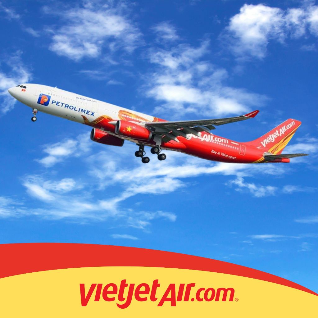 Airbus A330 VietJet Air Commercial Airplane Paper Model - Petrolimex ...