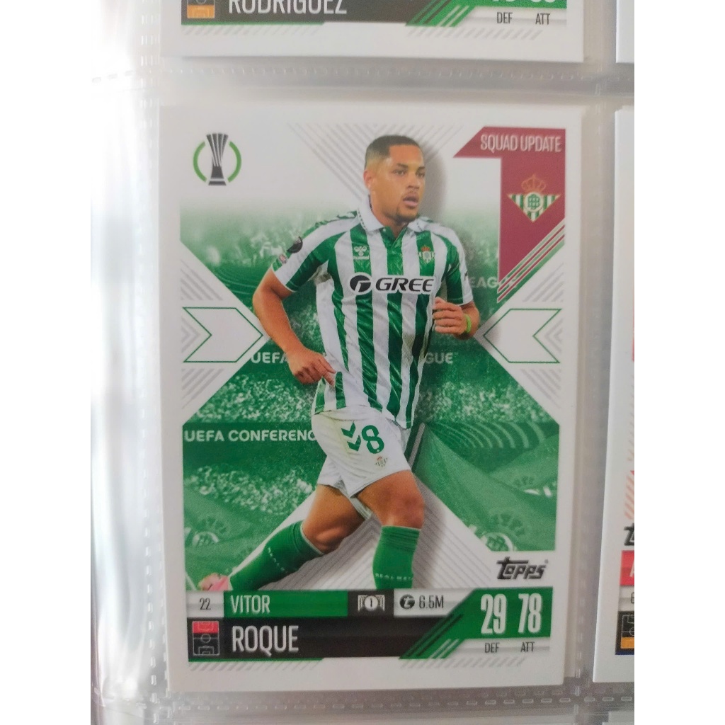 Topps Match Attax 24/25 EXTRA SQUAD UPDATE Vitor Roque Football Card ...