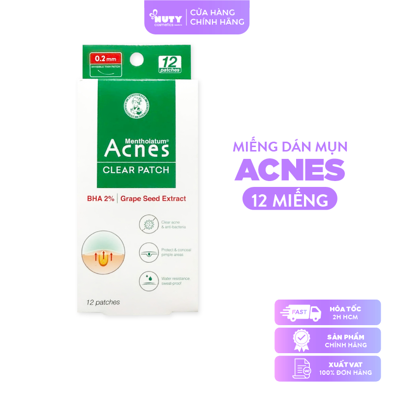 Acnes Clear Patch 3-Action Acne Patch (12 pieces/box) | Shopee Philippines