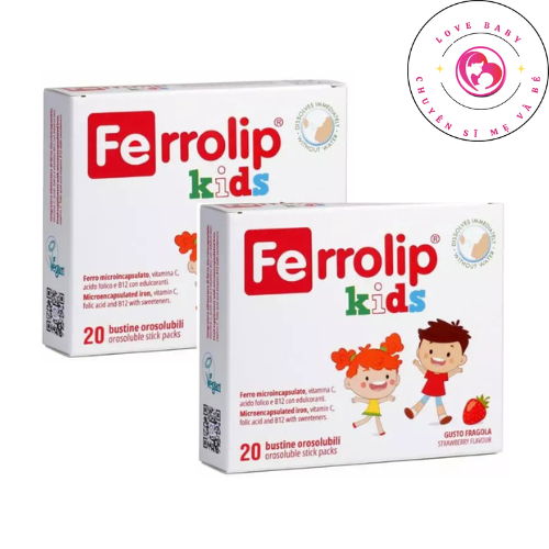 Combo of 2 boxes of Ferolip Kids Biological Iron Supplement Liposome ...