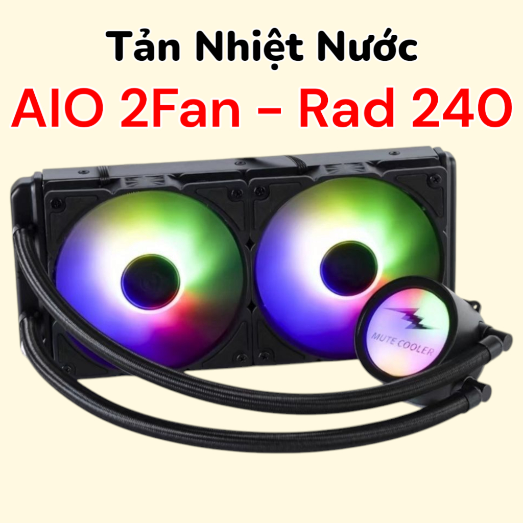 Aio 2 Fan - Rad 240 - Infinity RGB LED - Floor - 2 Colors - 100% New ...