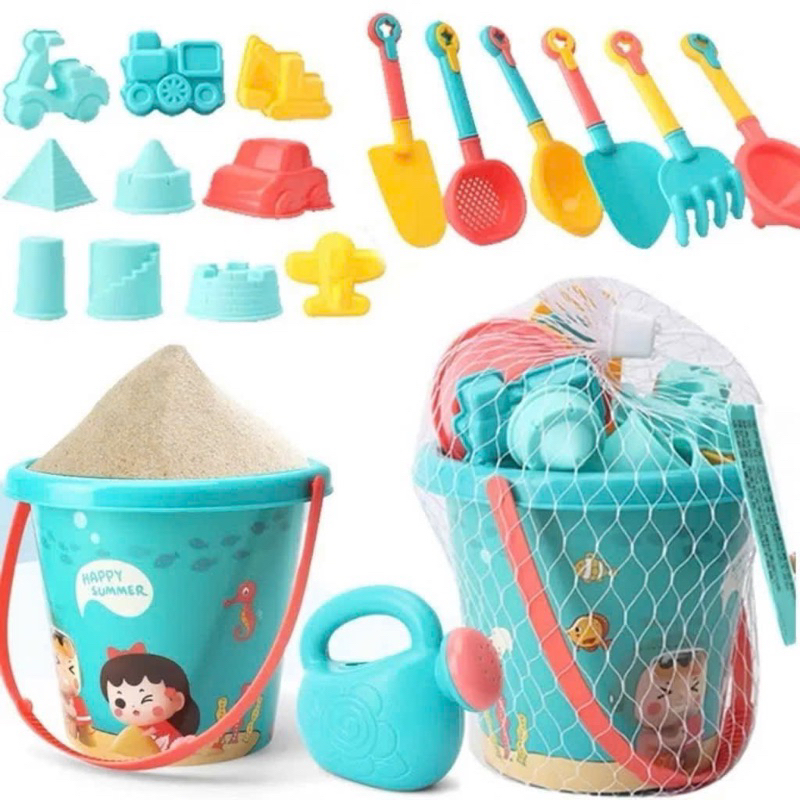 18-piece sand scoop toy set for children, beach sand scoop toy set ...
