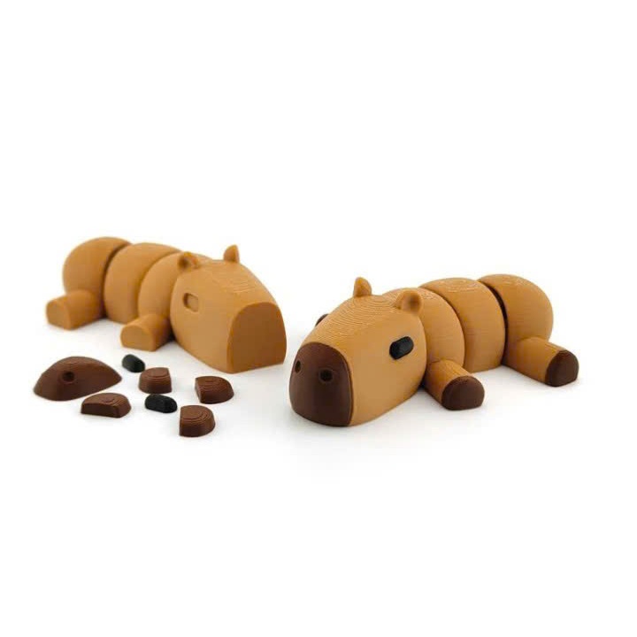 Capybara Capybara plastic model decorates tables, shelves, and cute ...
