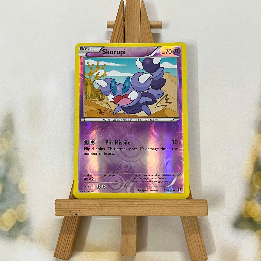 Pokemon Skorupi 53/122 Picture Cards - XY Cards: Breakpoint Common ...