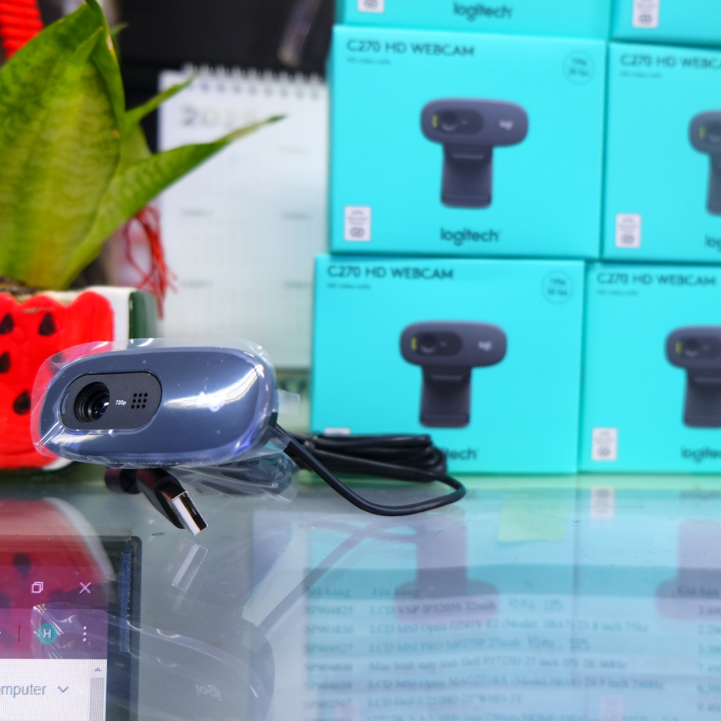 Logitech HD C270 Webcam - Integrated noise canceling mic - genuine ...