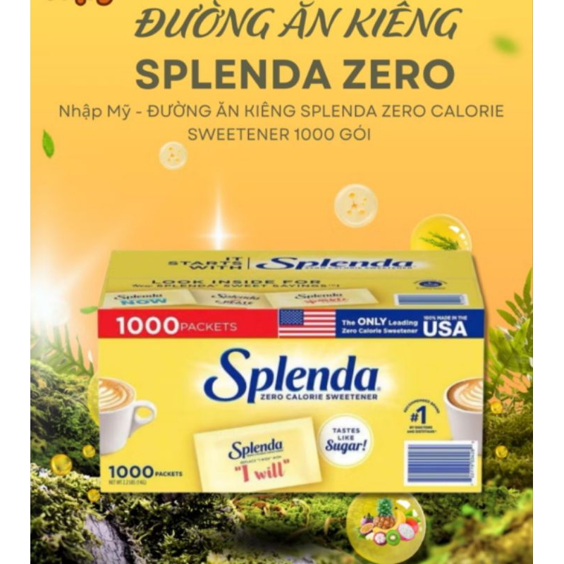 Set of 100 packets of Splenda USA diet sugar | Shopee Philippines