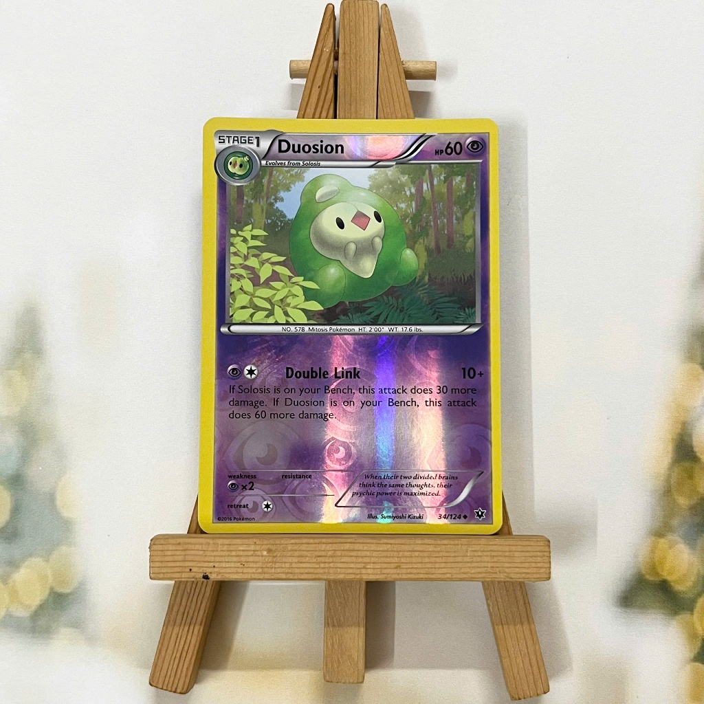 Pokemon Duosion 34/124 Picture Card - XY Card: Fates Collide Uncommon ...