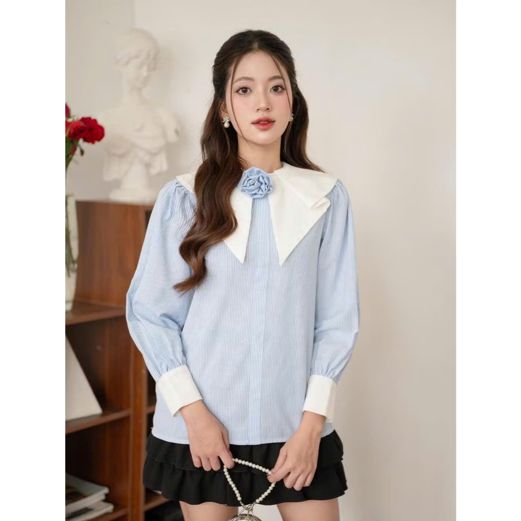 Nguyen Boutique basic women's shirt made of soft, thick cotton from ...