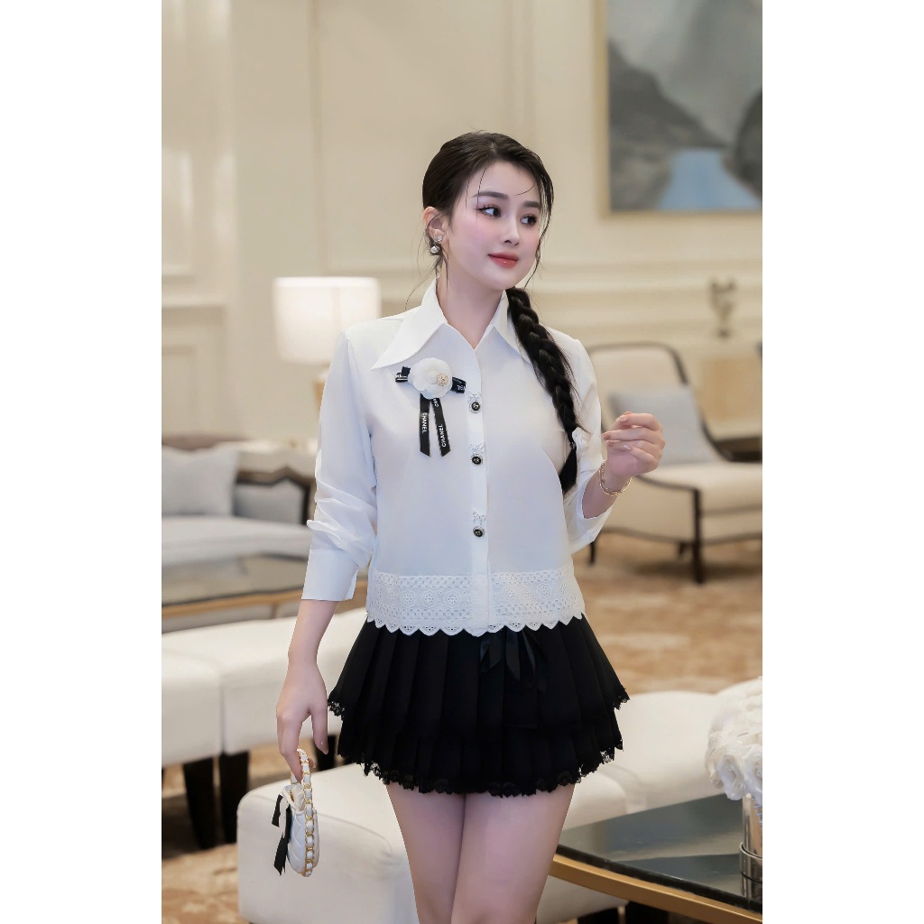 Nguyen Boutique basic women's shirt made of soft, thick cotton from ...