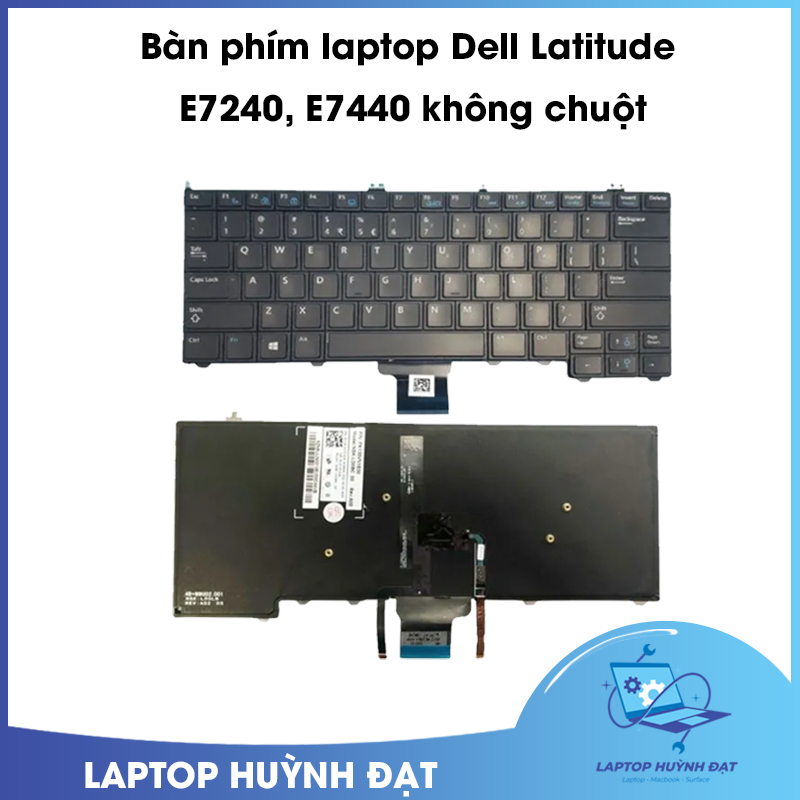 Dell Latitude E7240, E7440 laptop keyboard (no mouse, with LED light ...