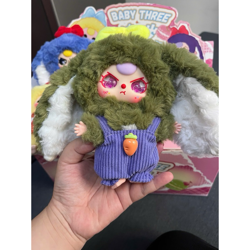 Pass Baby Three Macaron v2 moss green with pink eyes and very beautiful ...