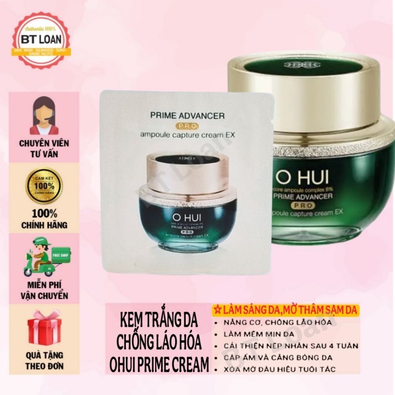 Combo of 50 packs of Ohui phyto vital Prime Advancer ampoule capture cream | Shopee Philippines