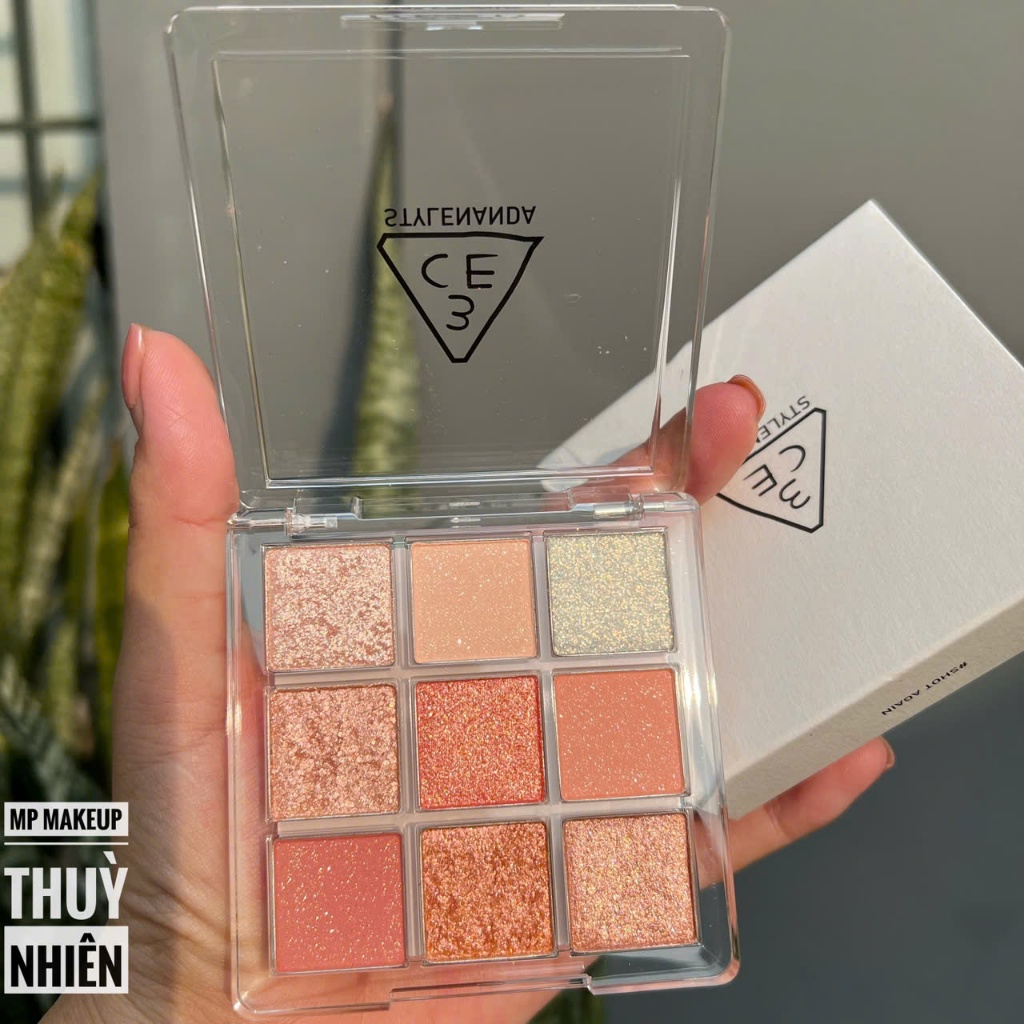3ce Multi Eye Color Palette Shot Again 9-pan eyeshadow Palette - peach ...
