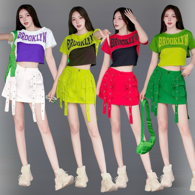 KAKI WOMEN'S TRAINING SKIRTS AND PANTS zumba practice, group uniforms ...