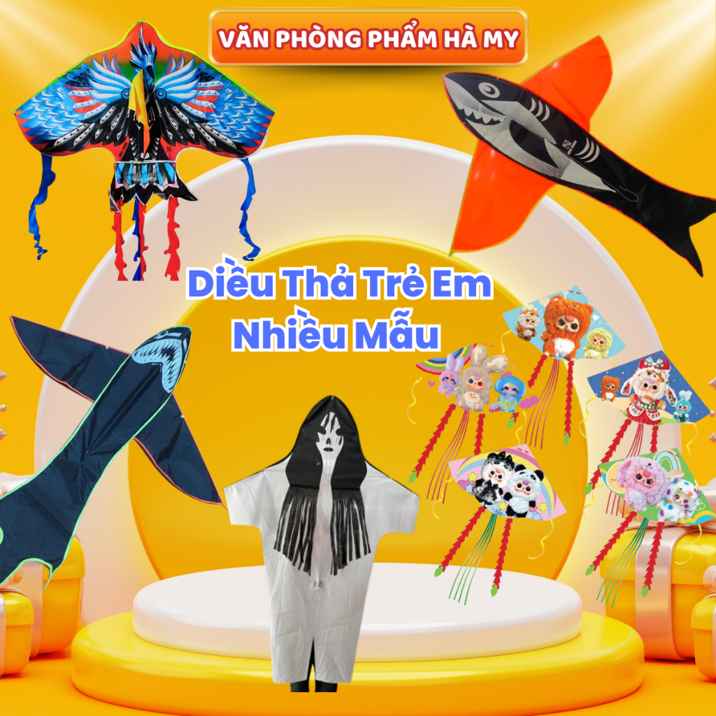 Phoenix kite with 4 tails and 5 tails, shark, superhero, 100m Kite ...